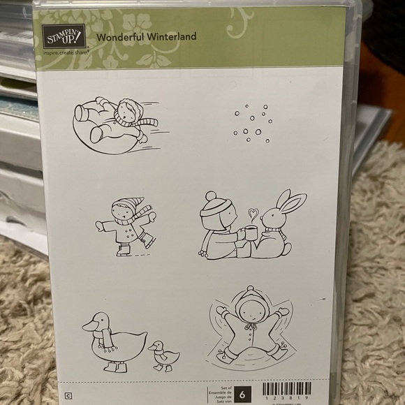 Stampin' Up! | Other | 42 Stampin Up Wonderful Winterland Stamp Set ...